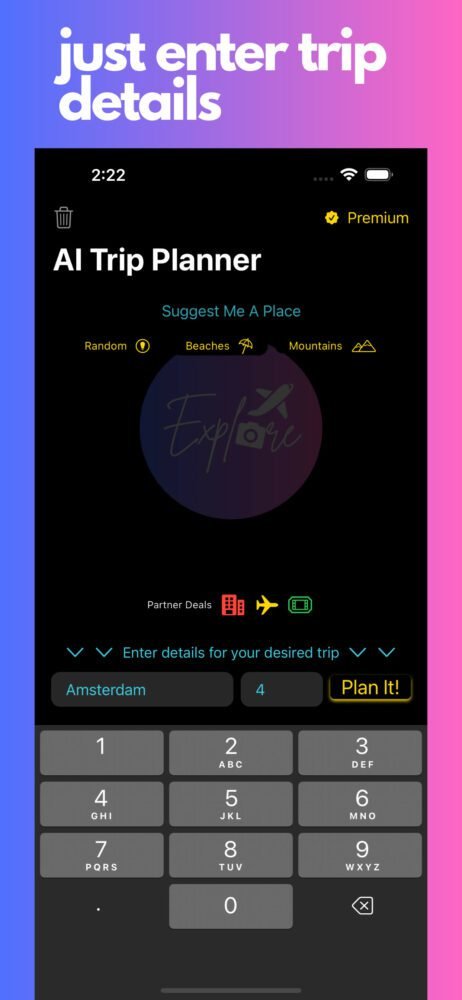 AI Trip Planner App: Plan Your Trip For FREE in Just 5 Seconds